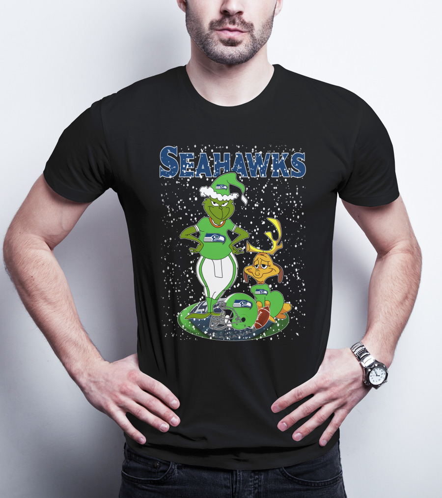 Seahawks Grinchxmas Seattle Seahawks T-Shirt