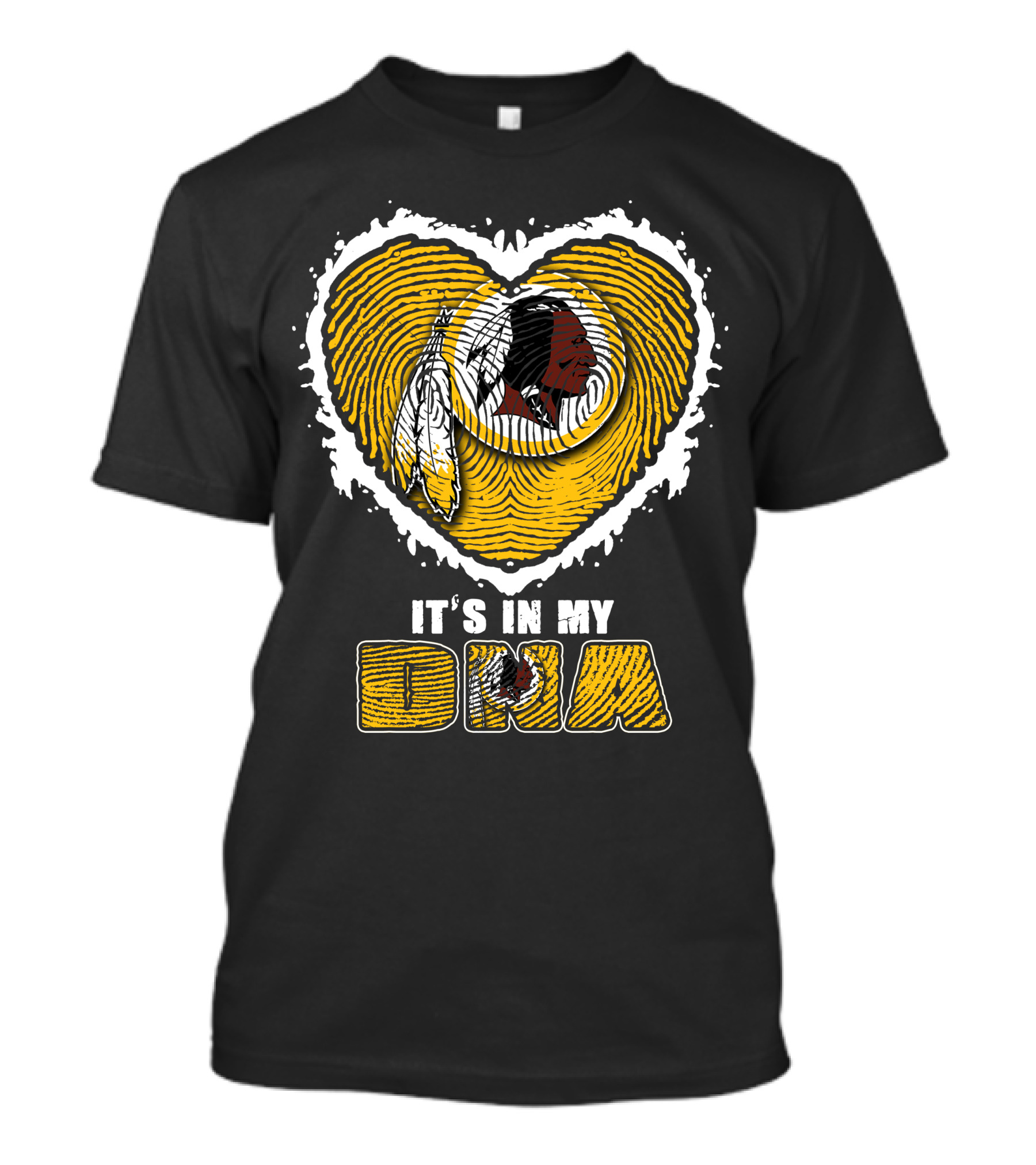 It's In My Dna Heart Washington Redskins T-Shirt
