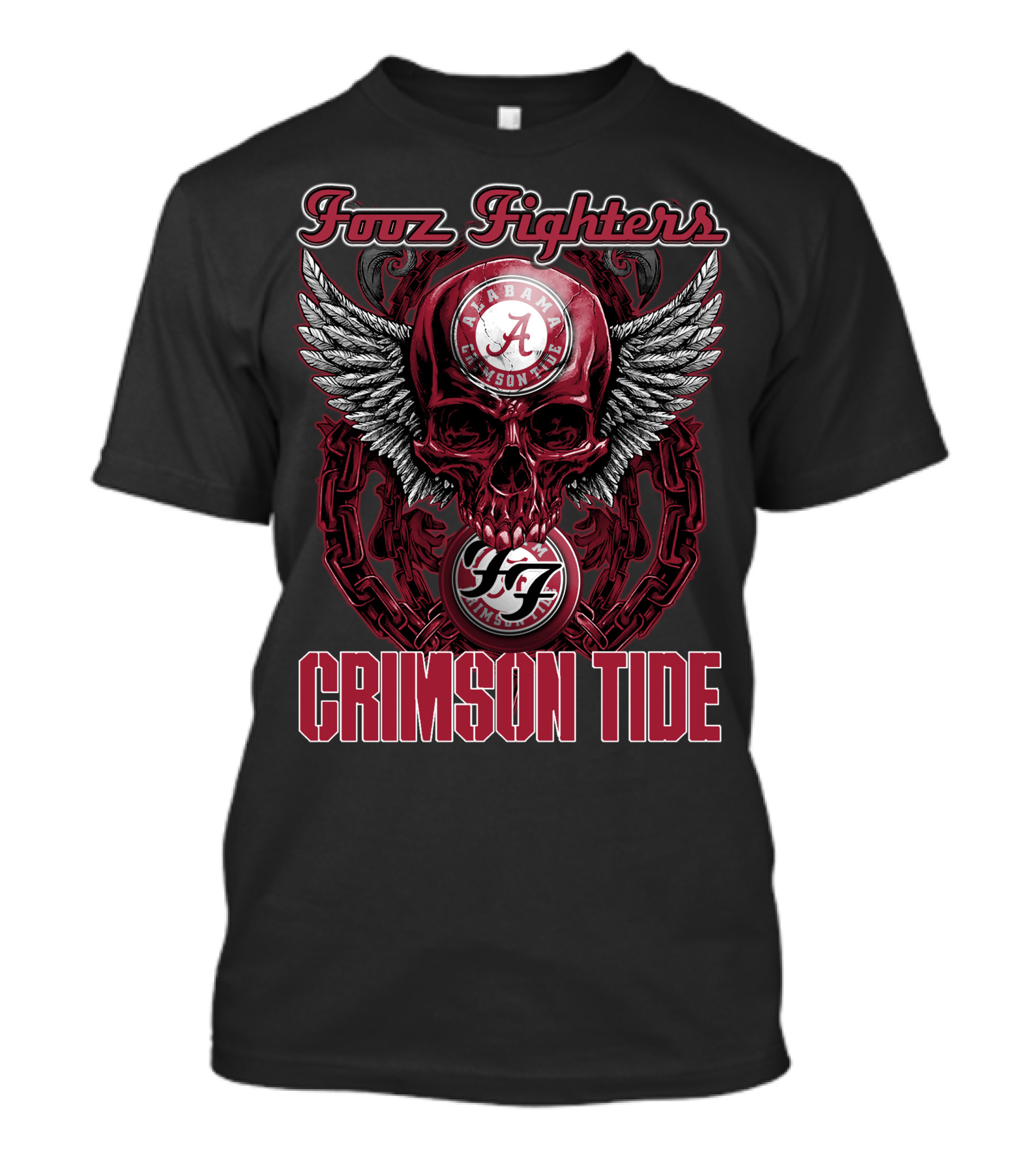Foo Fighters Alabama Crimson Tide T-Shirt