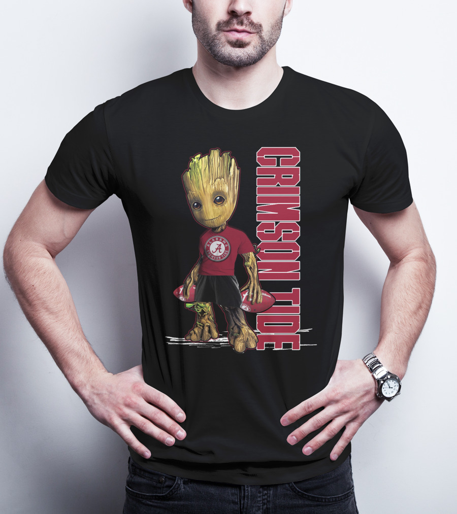Groot Alabama Crimson Tide Football T-Shirt