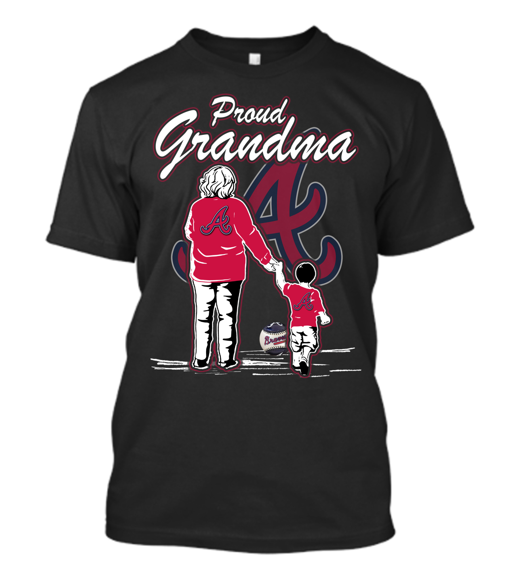 Proud Grandma Atlanta Braves T-Shirt