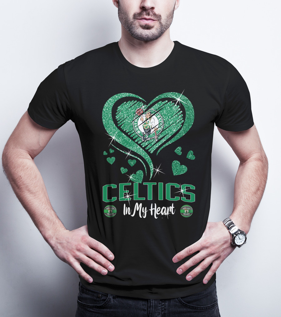 Celtics Boston In My Heart T-Shirt