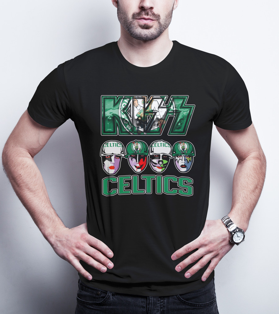 Kiss Celtics Boston Face Paint T-Shirt