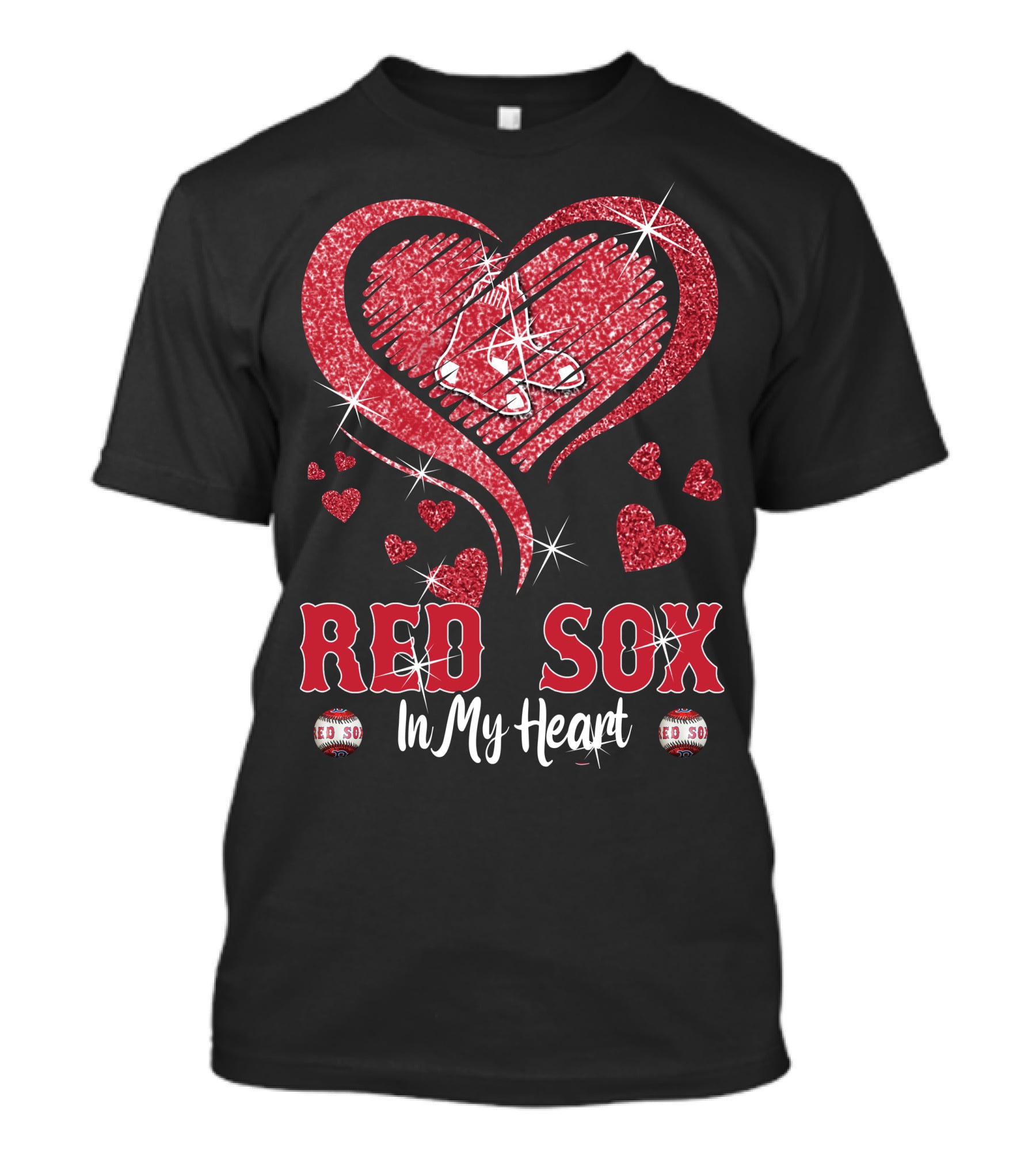 Red Sox In My Heart Boston T-Shirt
