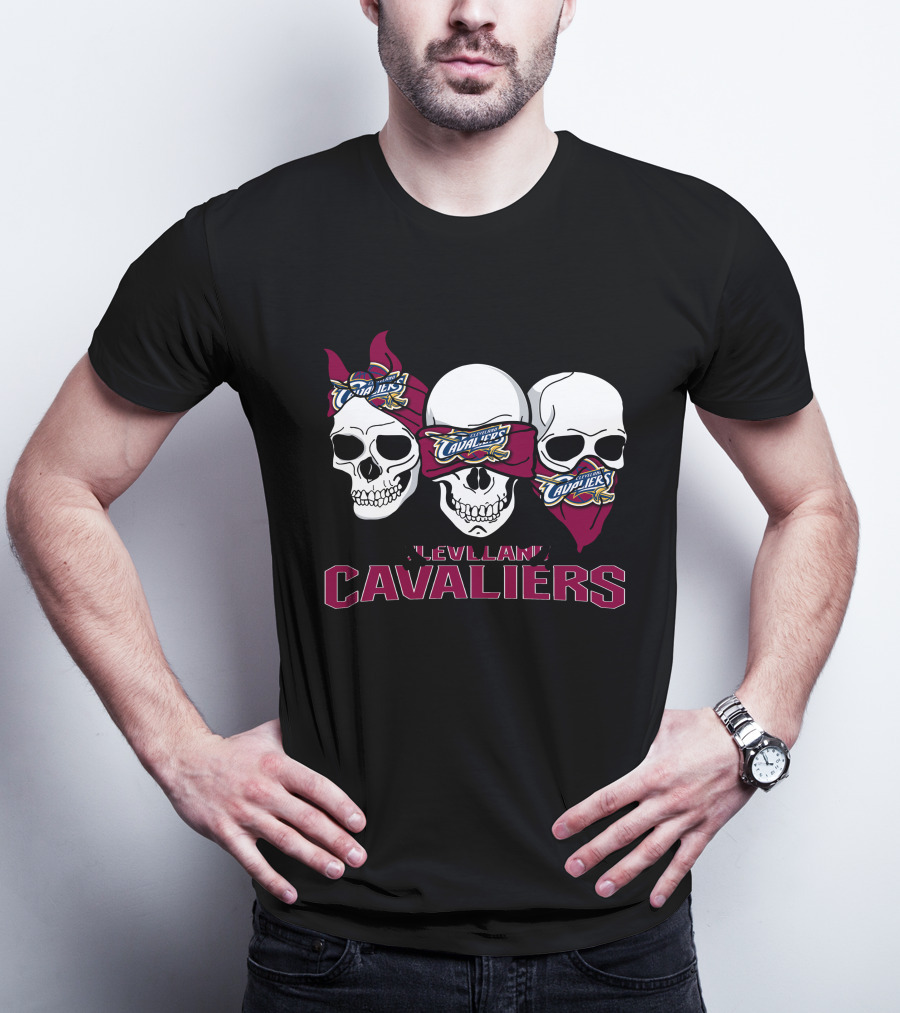 Cleveland Cavaliers Skull Trio T-Shirt