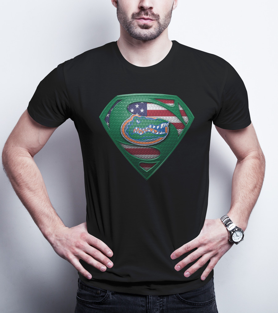 Florida Gators Super Logo American Flag T-Shirt