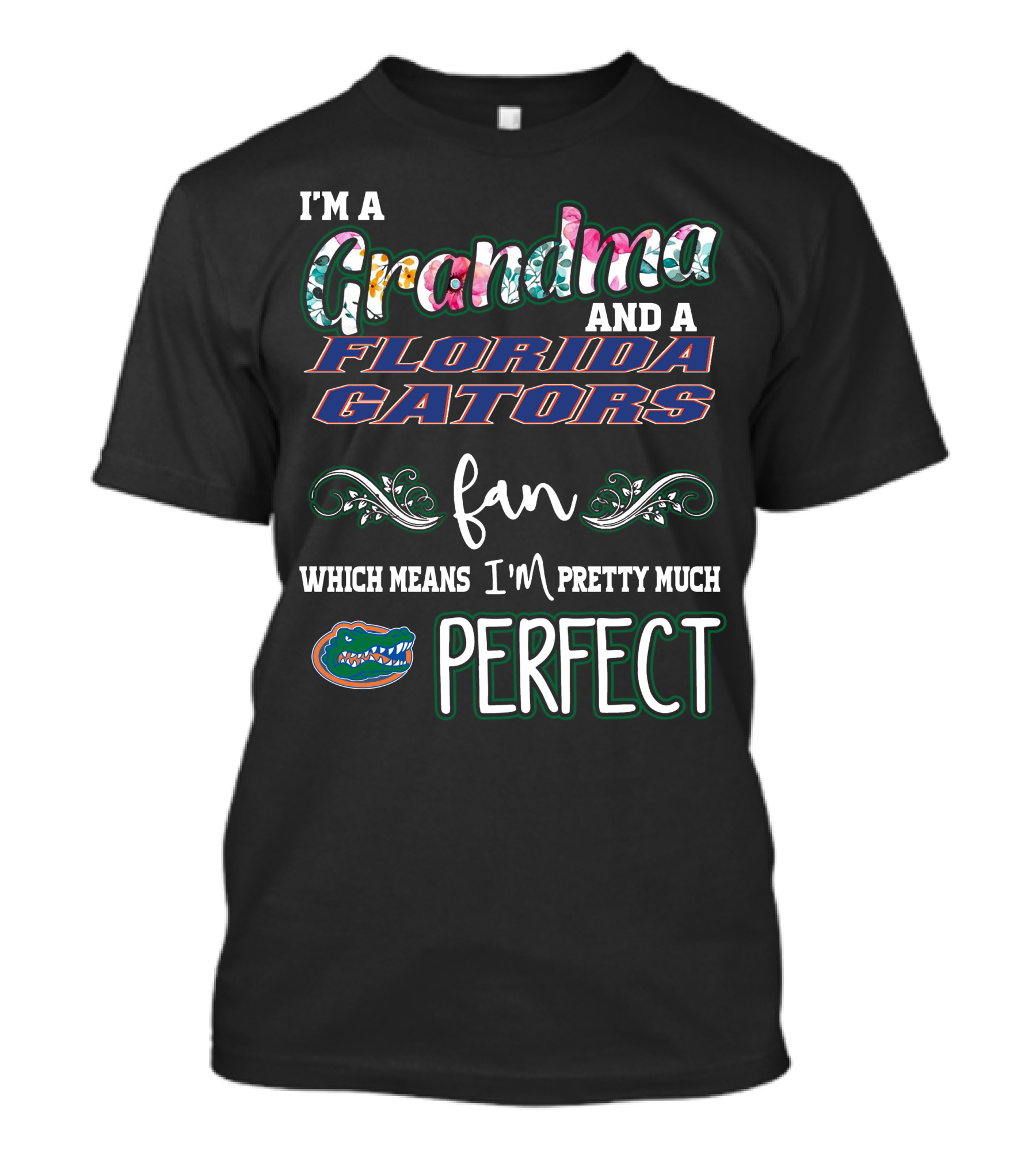 I'm A Grandma And A Florida Gators Fan Which Means I'm Pretty Much Perfect T-Shirt