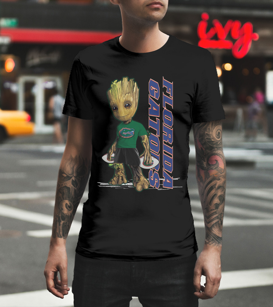 Groot Florida Gators Mascot T-Shirt With Team T-Shirt
