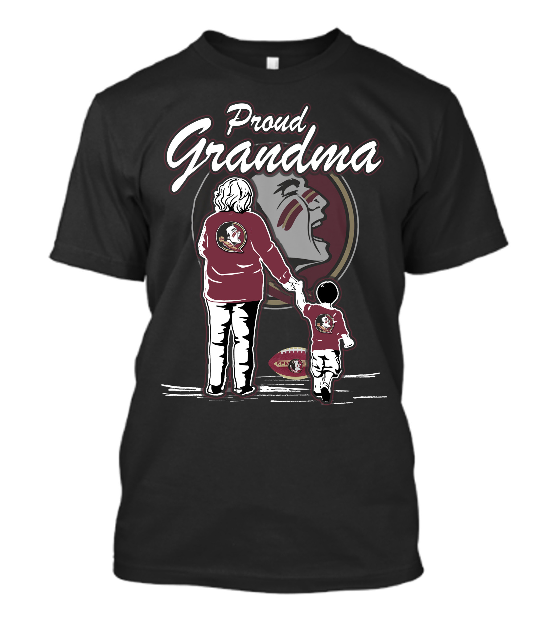 Proud Grandma Florida State Seminoles Fan Football Family Moment T-Shirt
