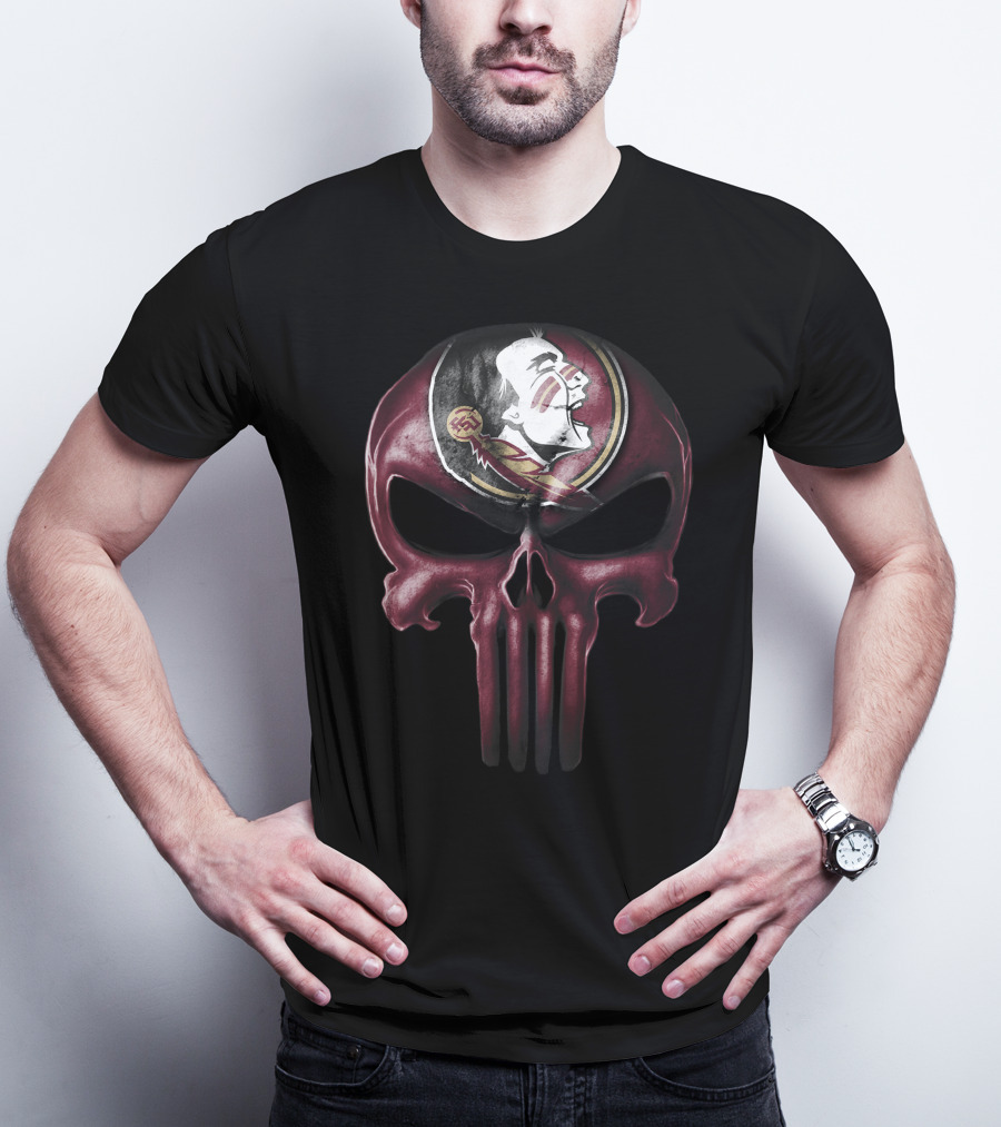 Skull Florida State Seminoles T-Shirt