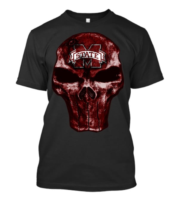 Skull Mississippi State Bulldogs M State T-Shirt