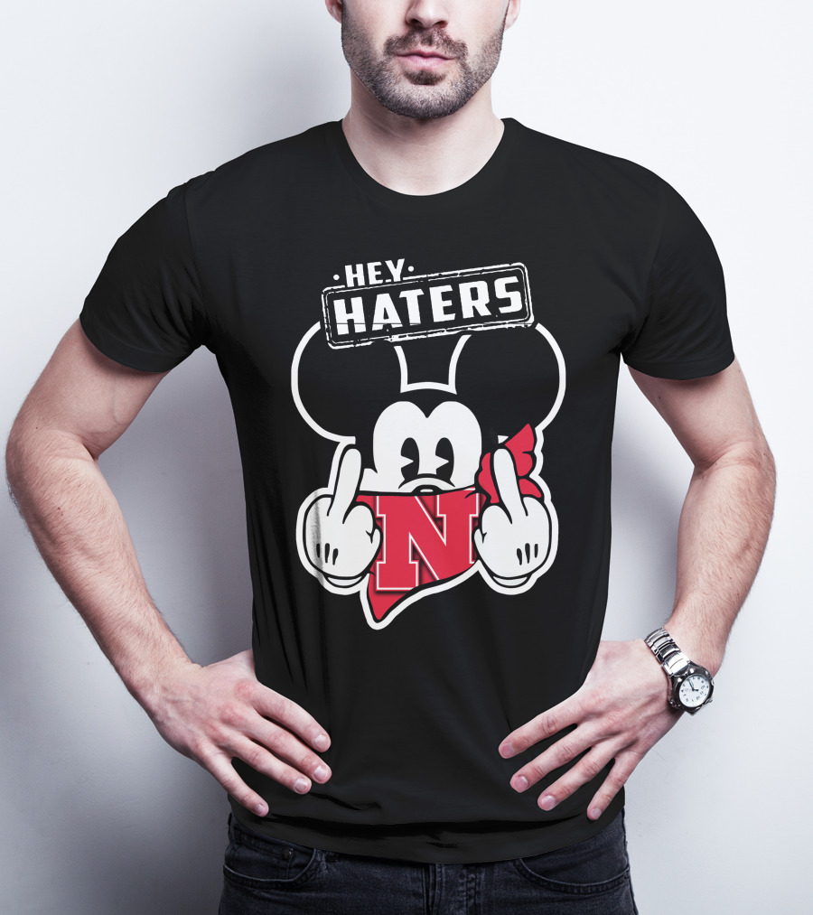 Hey Haters Nebraska Cornhuskers Mick N T-Shirt