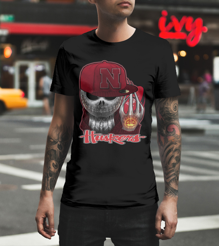 Jackskull Huskers N Logo Nebraska Cornhuskers T-Shirt