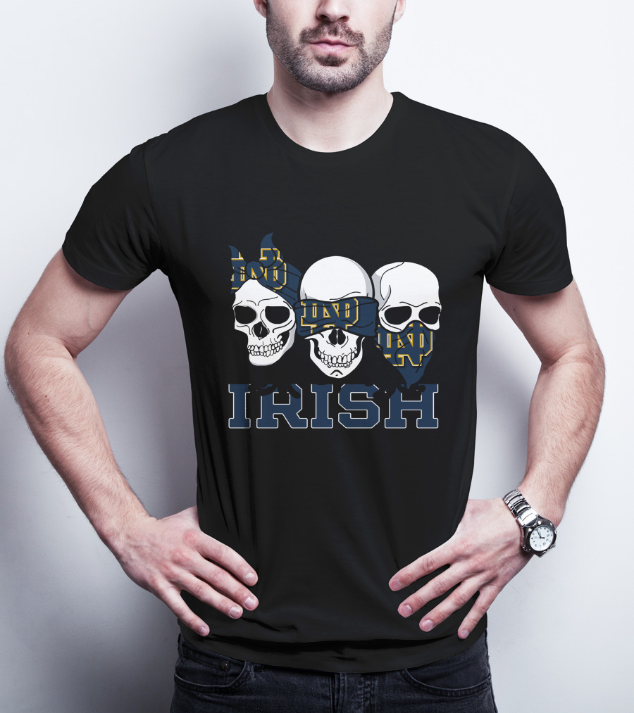 Notre Dame Fighting Irish Skull Trio T-Shirt