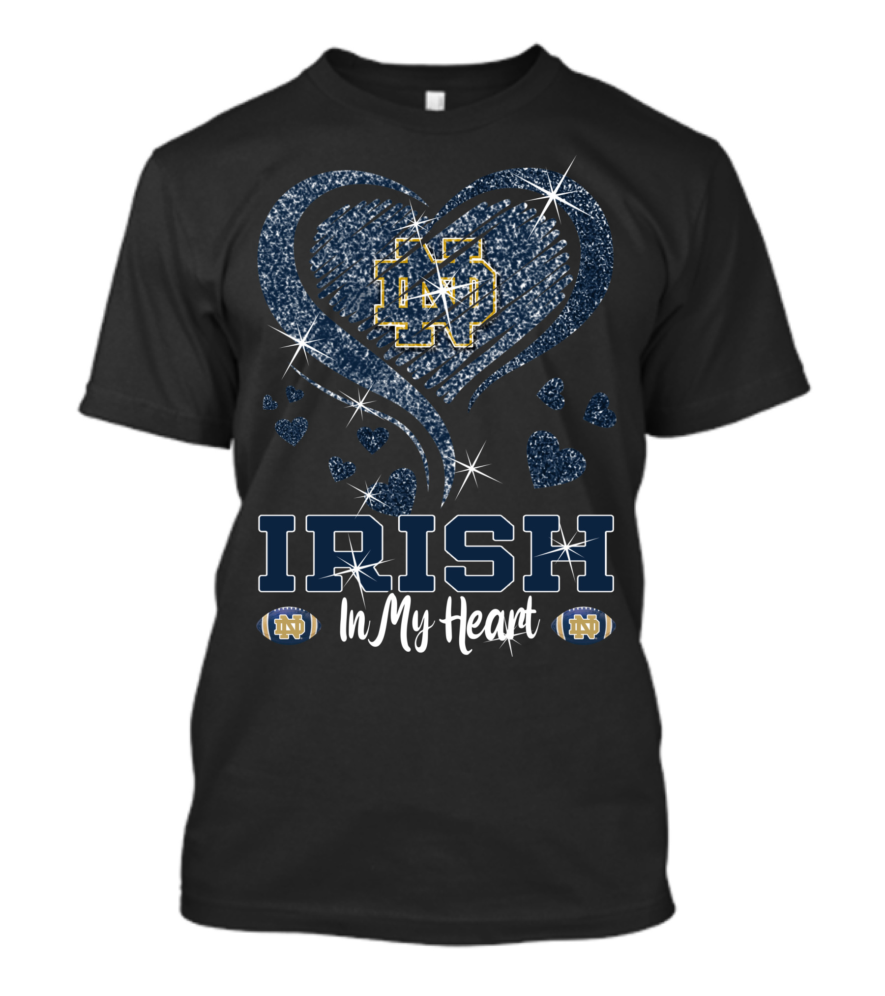 Irish In My Heart Notre Dame Fighting Irish T-Shirt