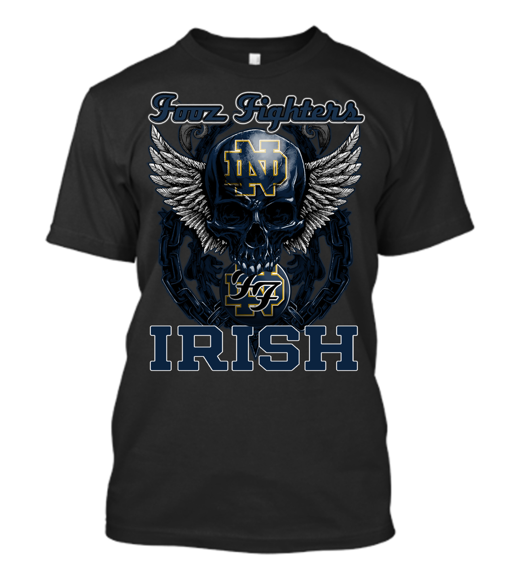 Foo Fighters Notre Dame Irish T-Shirt