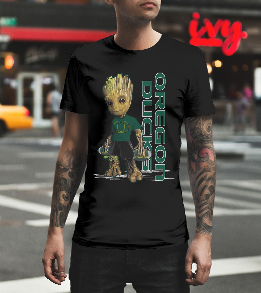 Groot Oregon Ducks Football T-Shirt