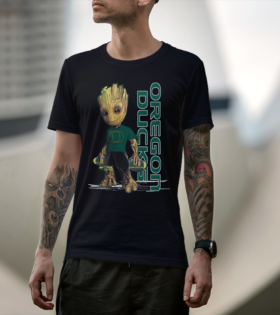 Groot Oregon Ducks Football T-Shirt