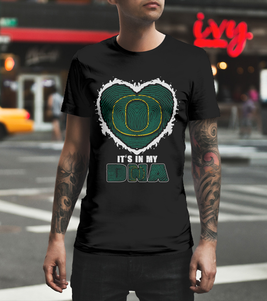 Oregon Ducks Heart It's In My DNA T-Shirt