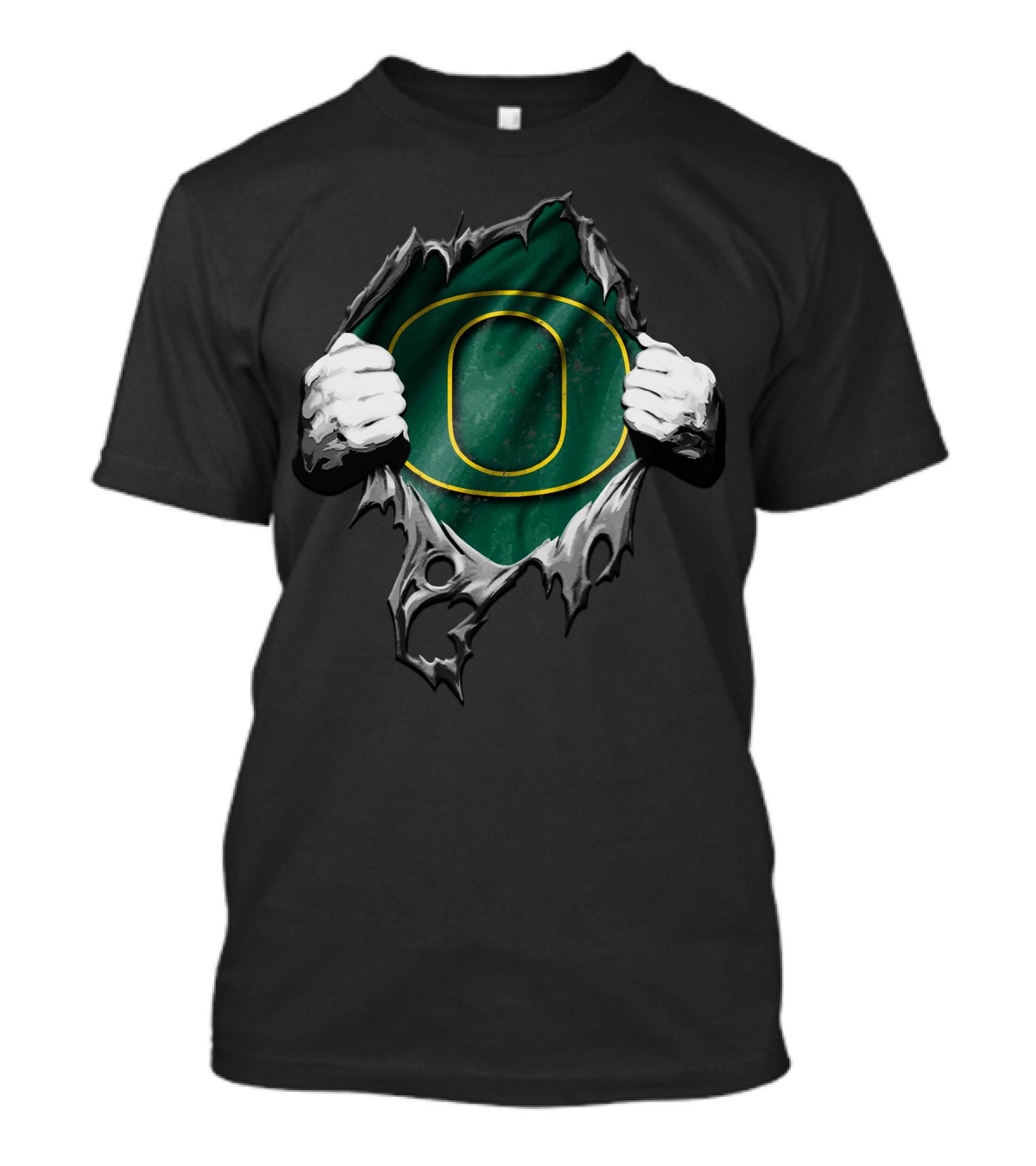 Oregon Ducks Ripped O T-Shirt