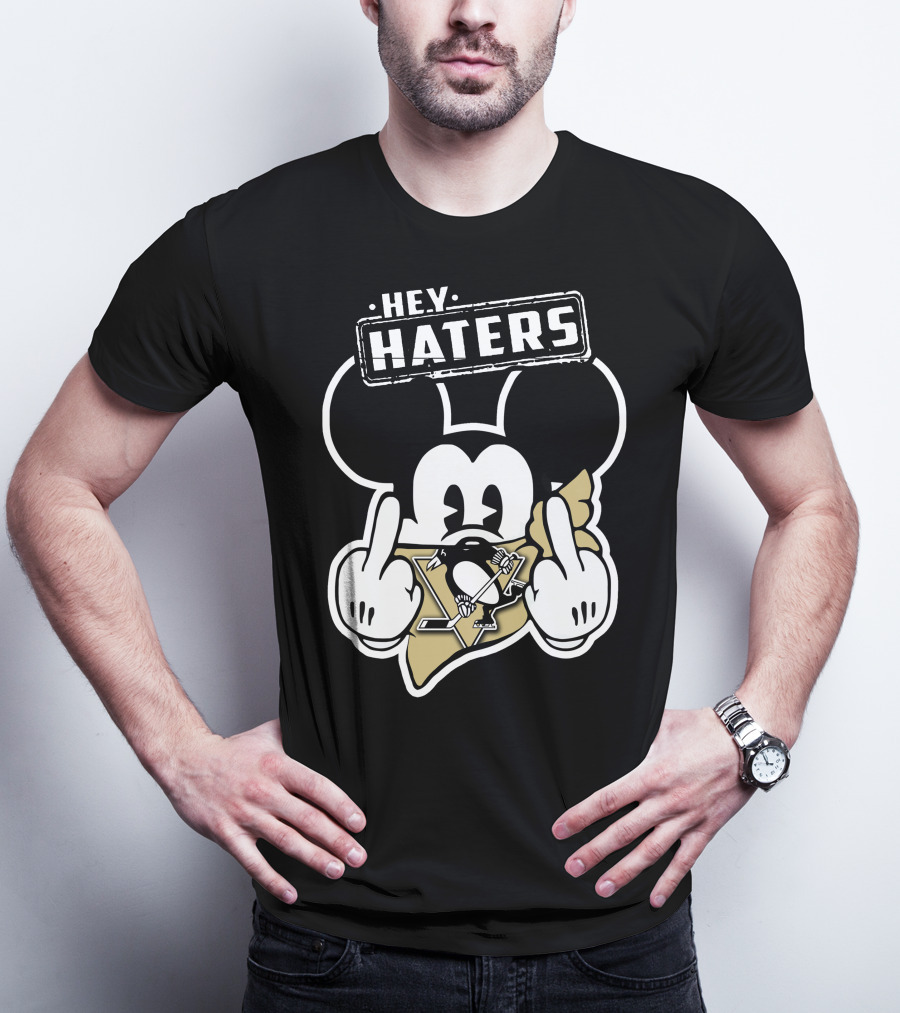 Hey Haters Mick Pittsburgh Penguins T-Shirt