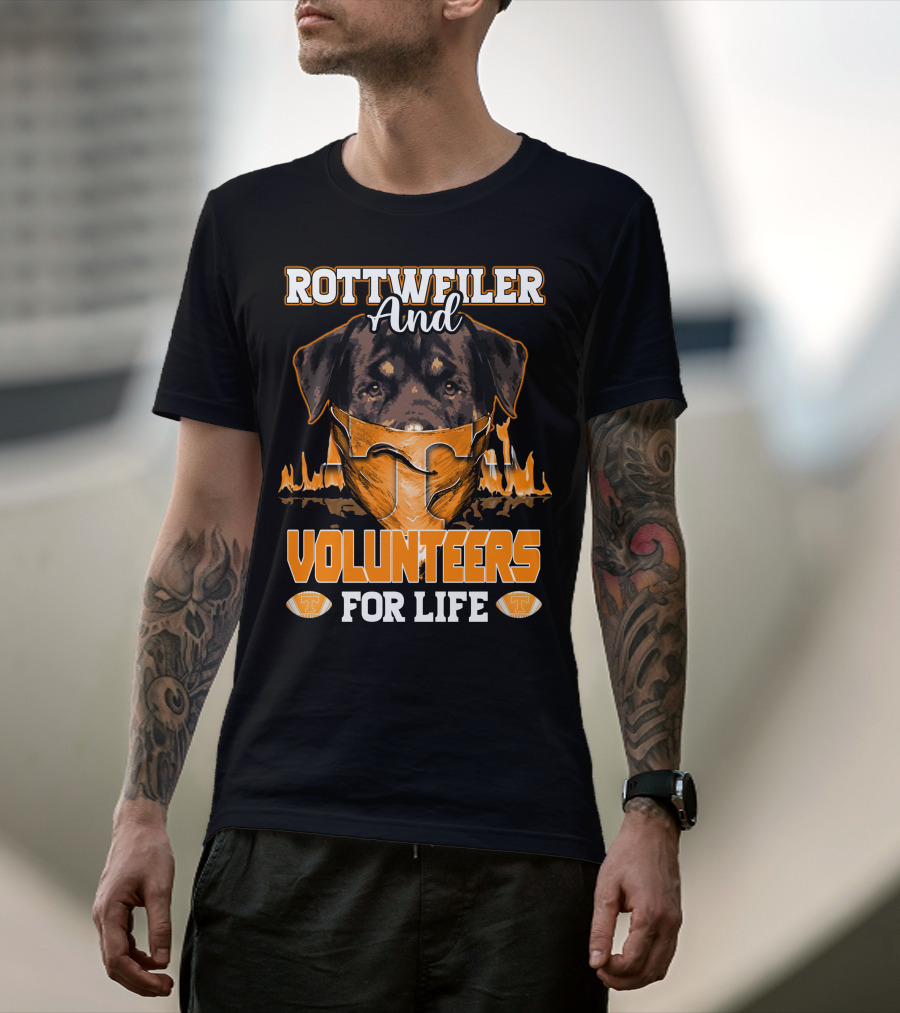Rottweiler And Volunteers For Life Tennessee T-Shirt