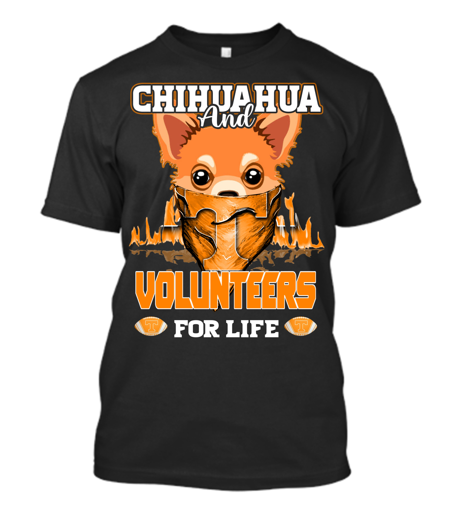 Chihuahua And Volunteers For Life Tennessee T-Shirt
