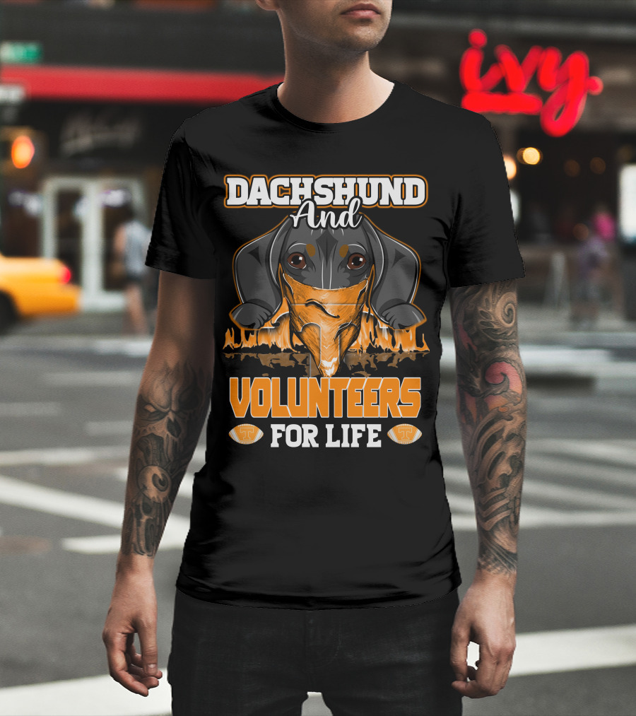 Dachshund And Volunteers For Life Tennessee T T-Shirt