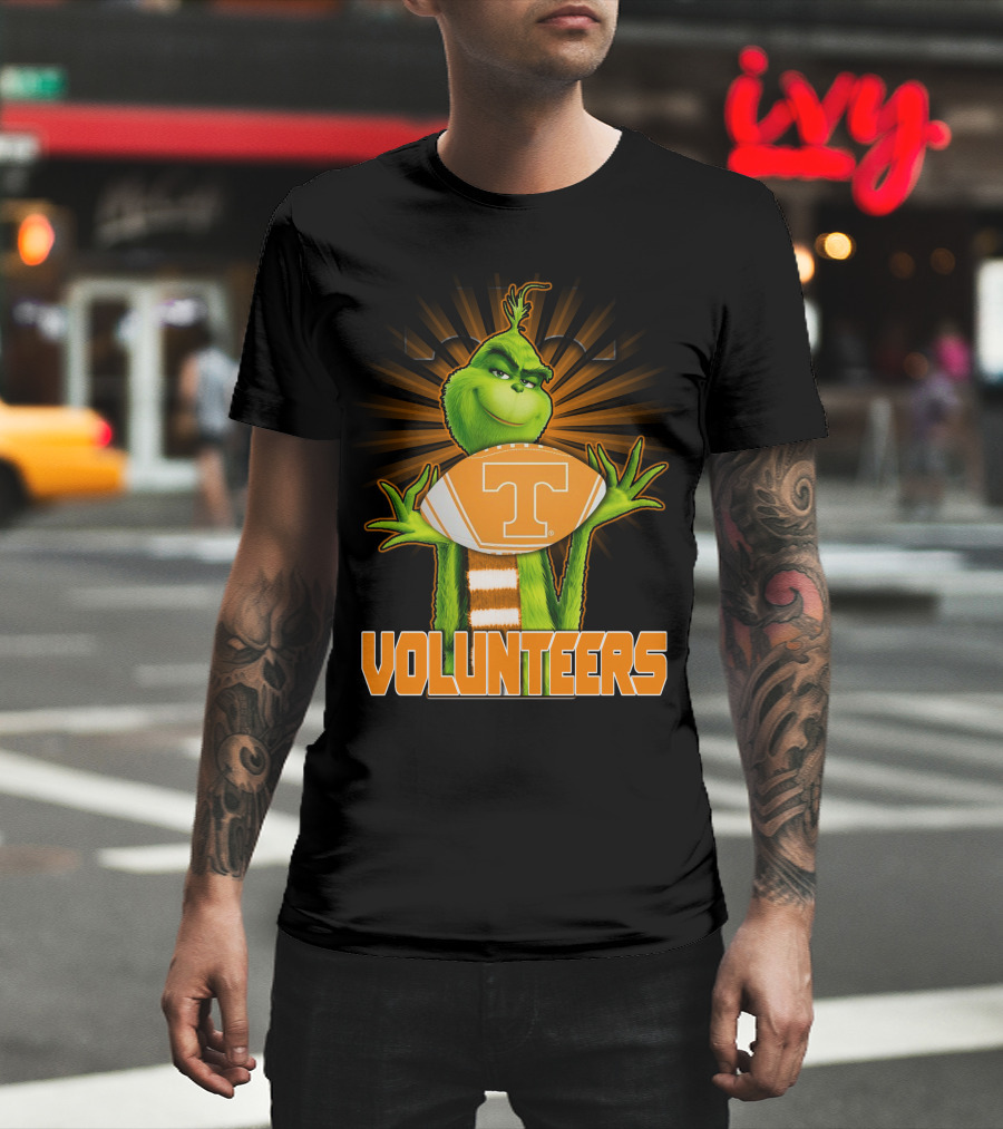 Grinch Volunteers Tennessee Football T T-Shirt