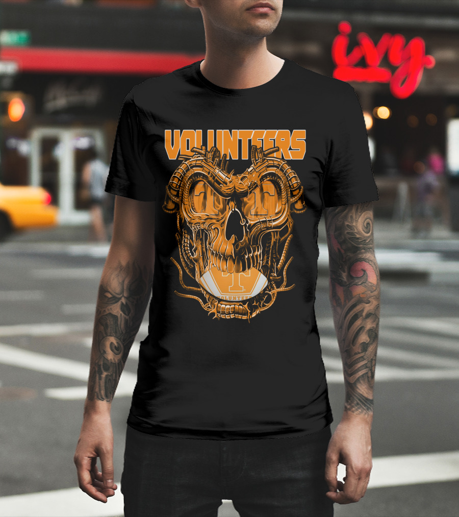 Volunteers Dragonskull Tennessee Football T-Shirt
