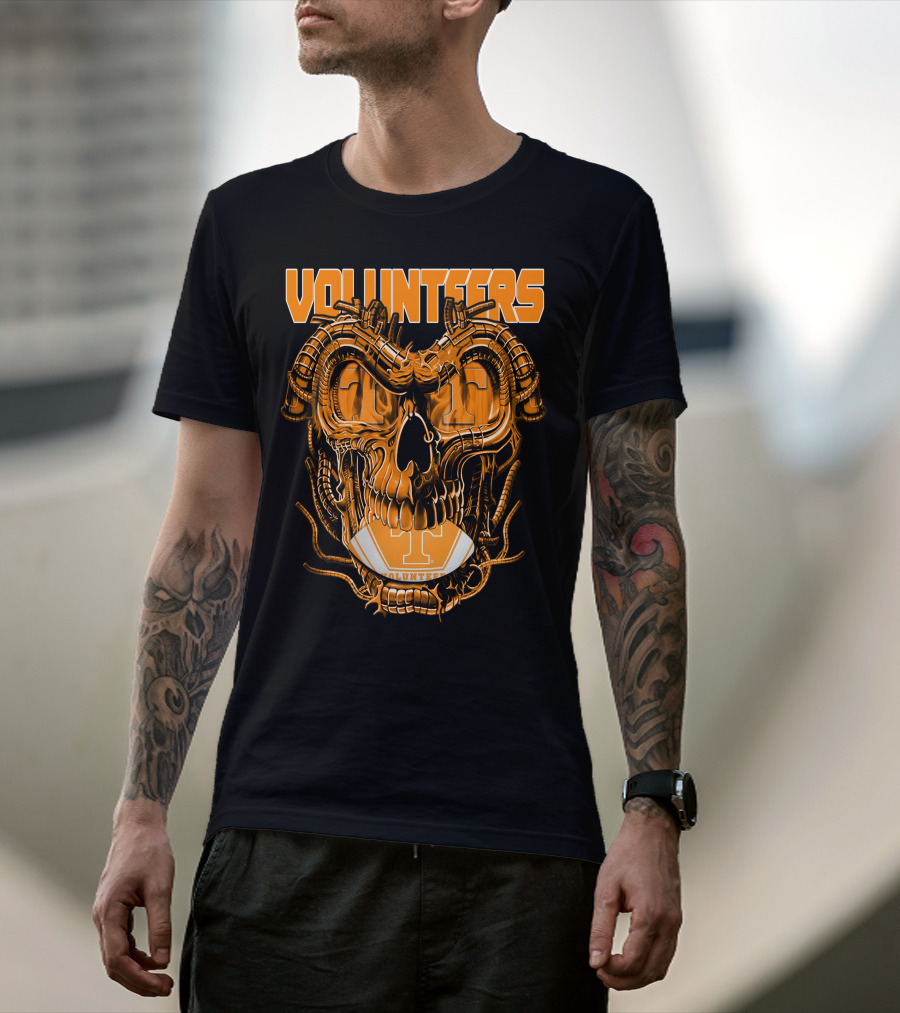 Volunteers Dragonskull Tennessee Football T-Shirt