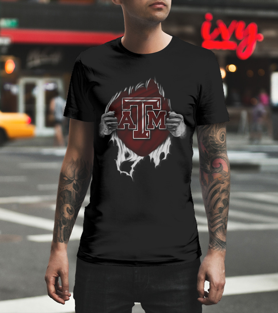 Texas A&M Aggies Ripped T-Shirt