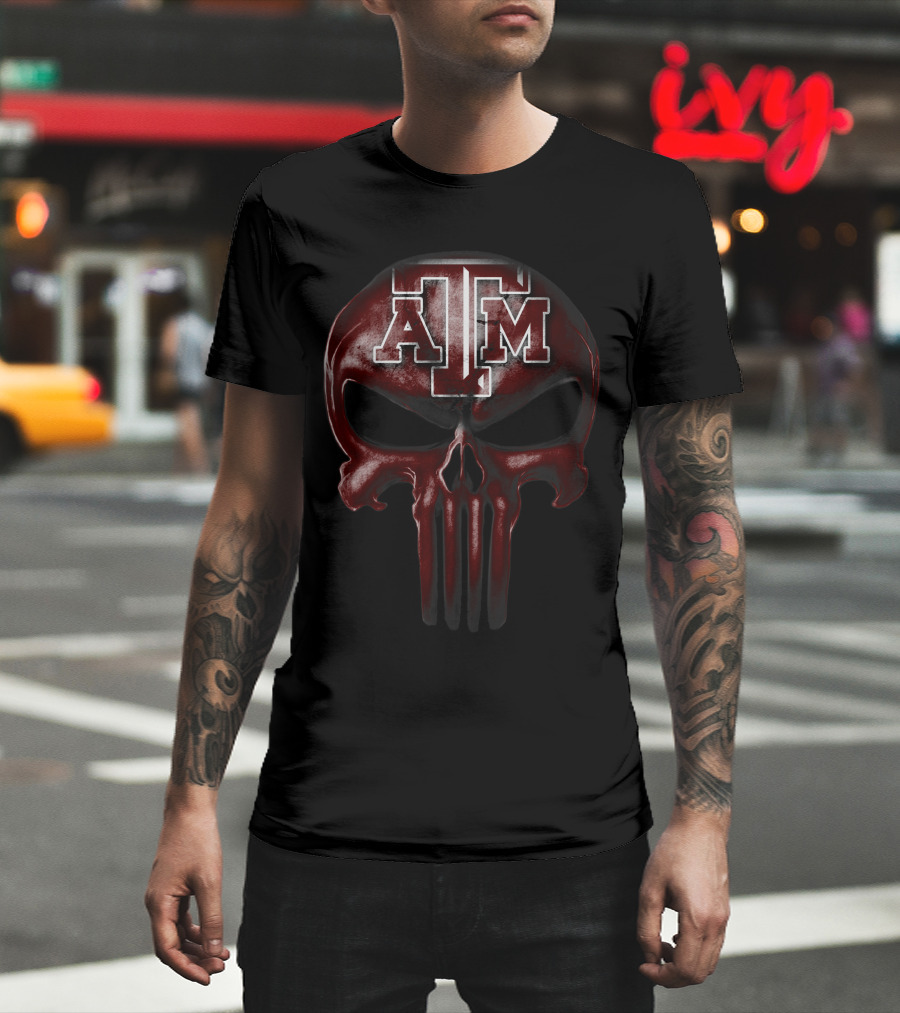 Texas A&M Aggies Skull T-Shirt