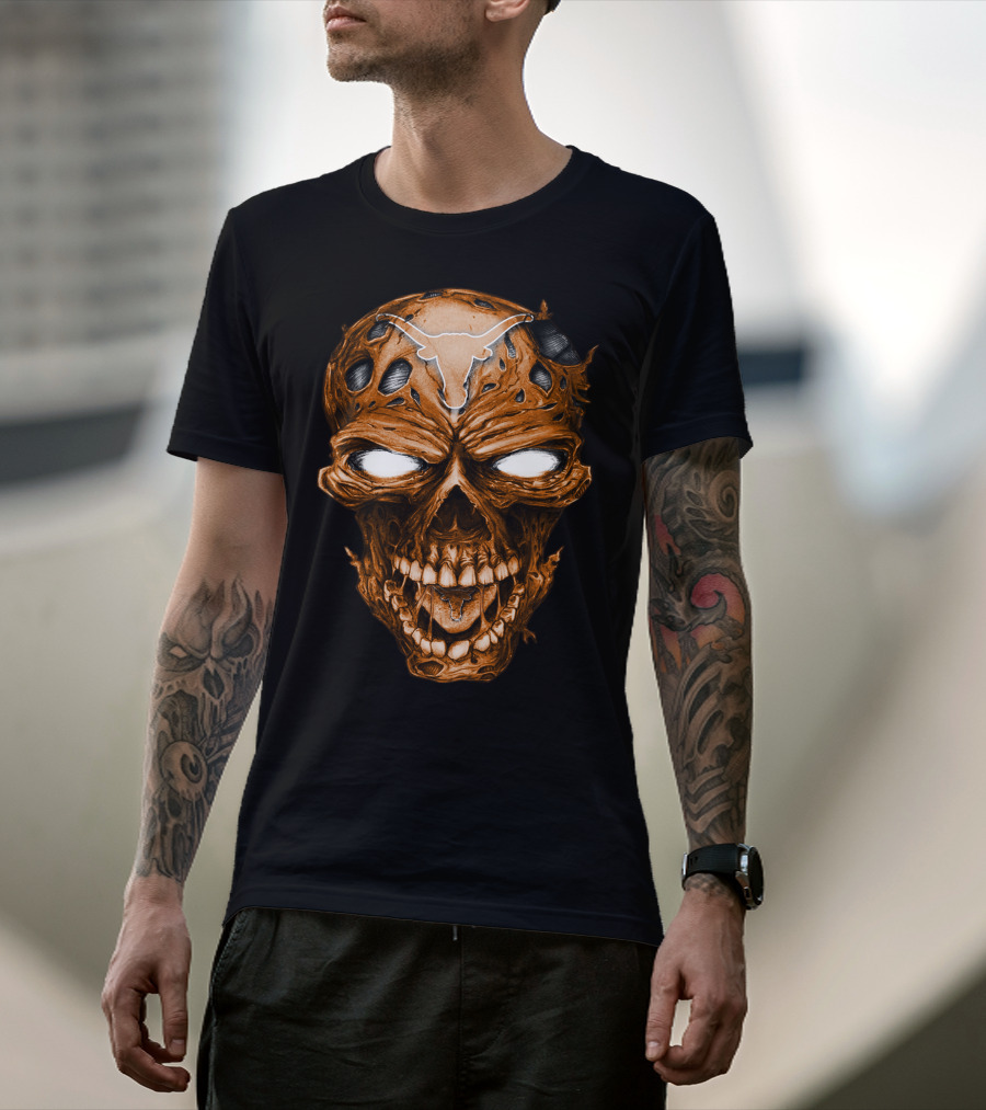 Texas Longhorns Skull T-Shirt