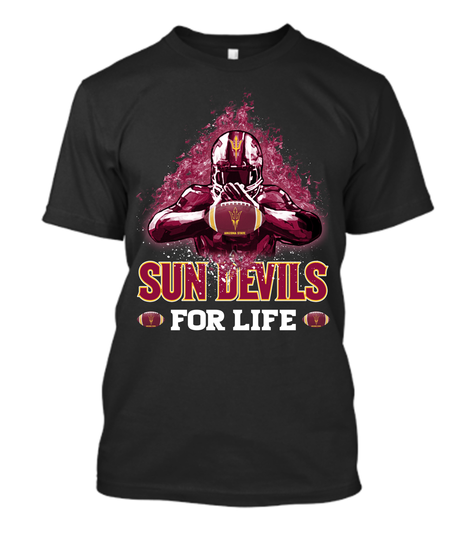 Sun Devils For Life Arizona State Football T-Shirt