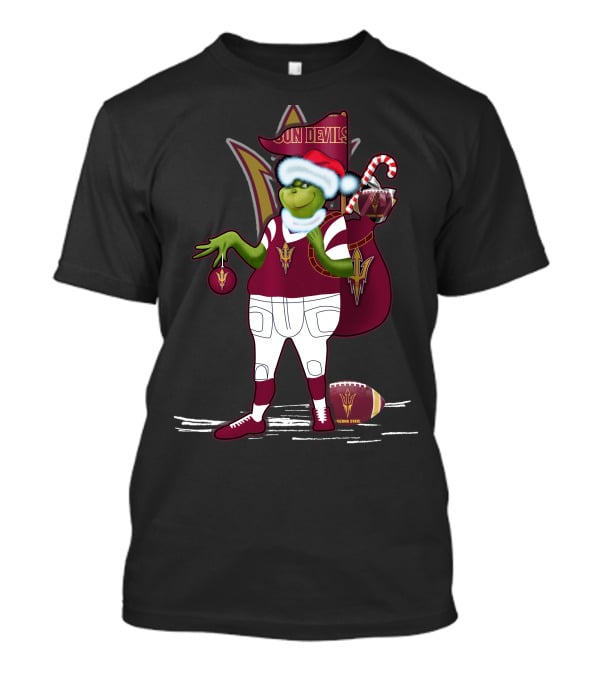 Grinchxmas Sun Devils Arizona State University Christmas T-Shirt