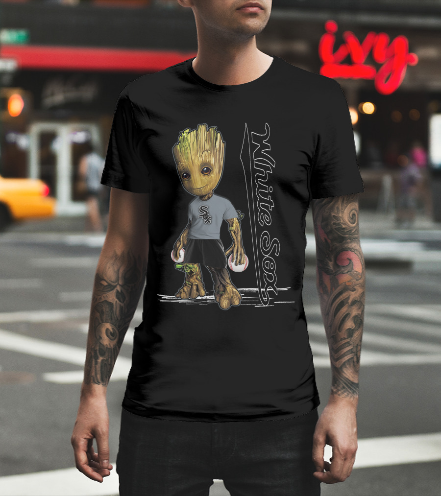 Groot Chicago White Sox Baseball Fan T-Shirt
