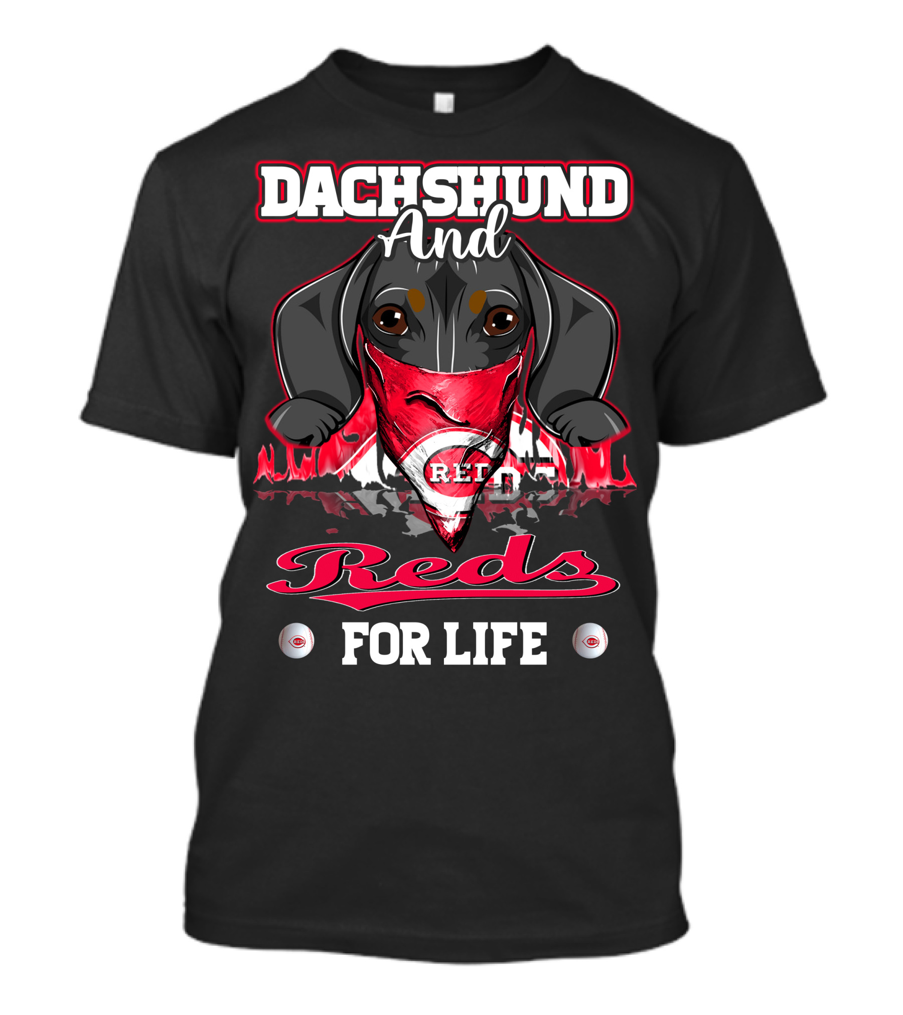 Dachshund And Reds For Life T-Shirt