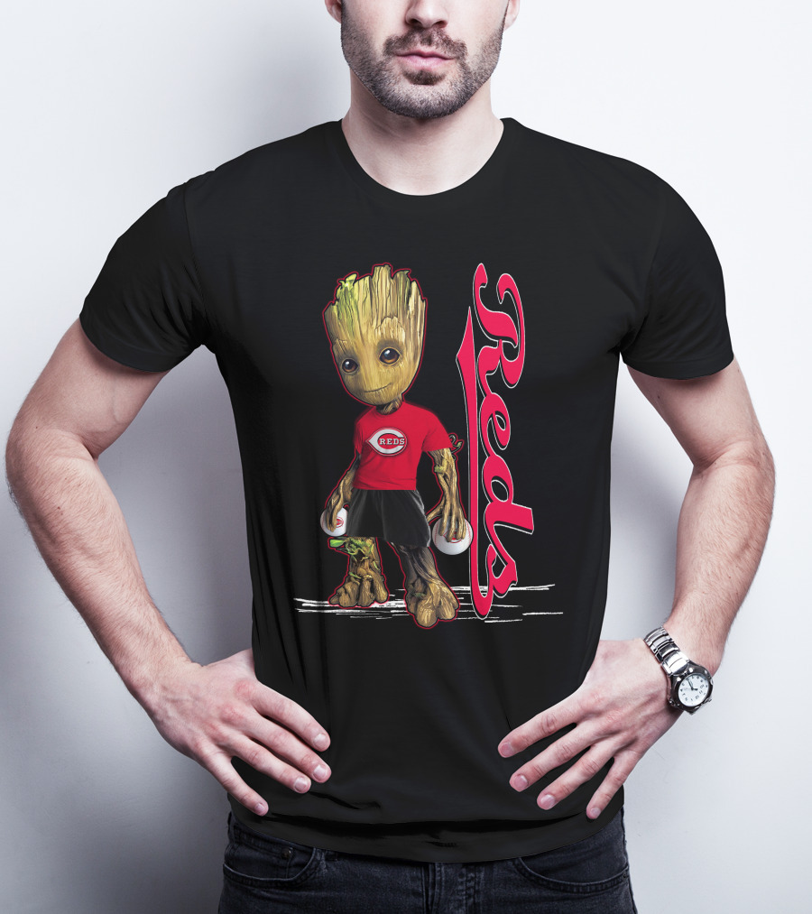 Groot Reds Cincinnati Baseball Fans T-Shirt