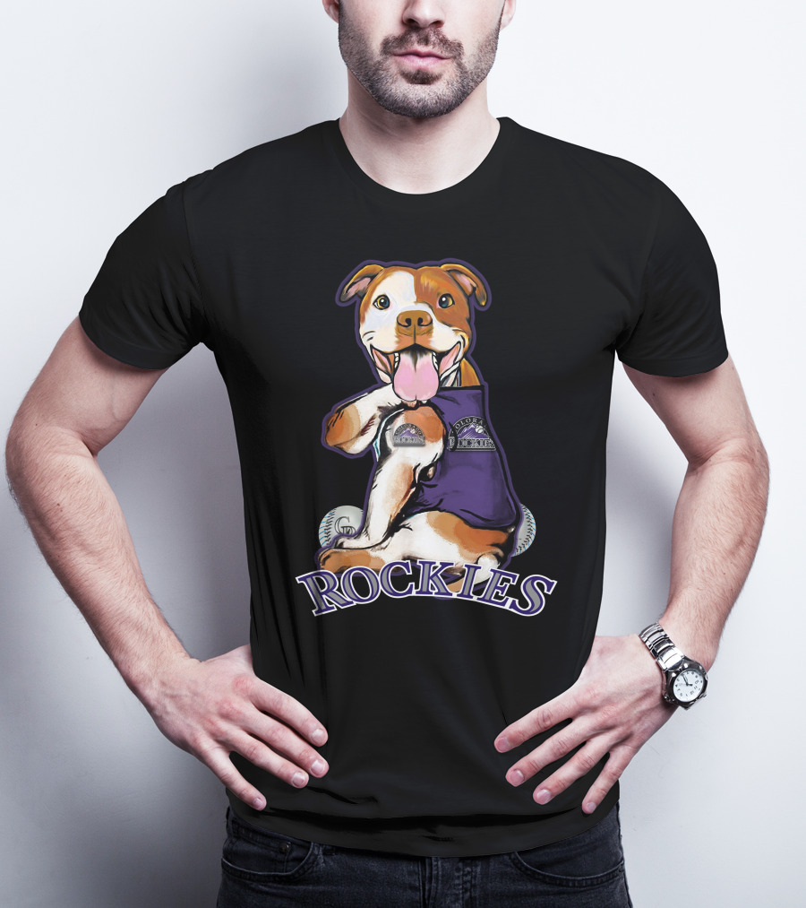 Rockies Pittbull Colorado Baseball T-Shirt