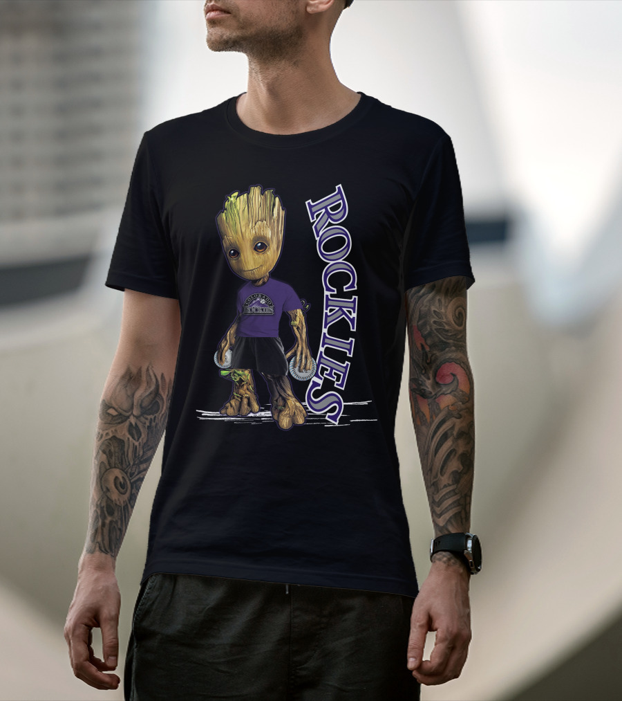 Groot Colorado Rockies Rockies T-Shirt