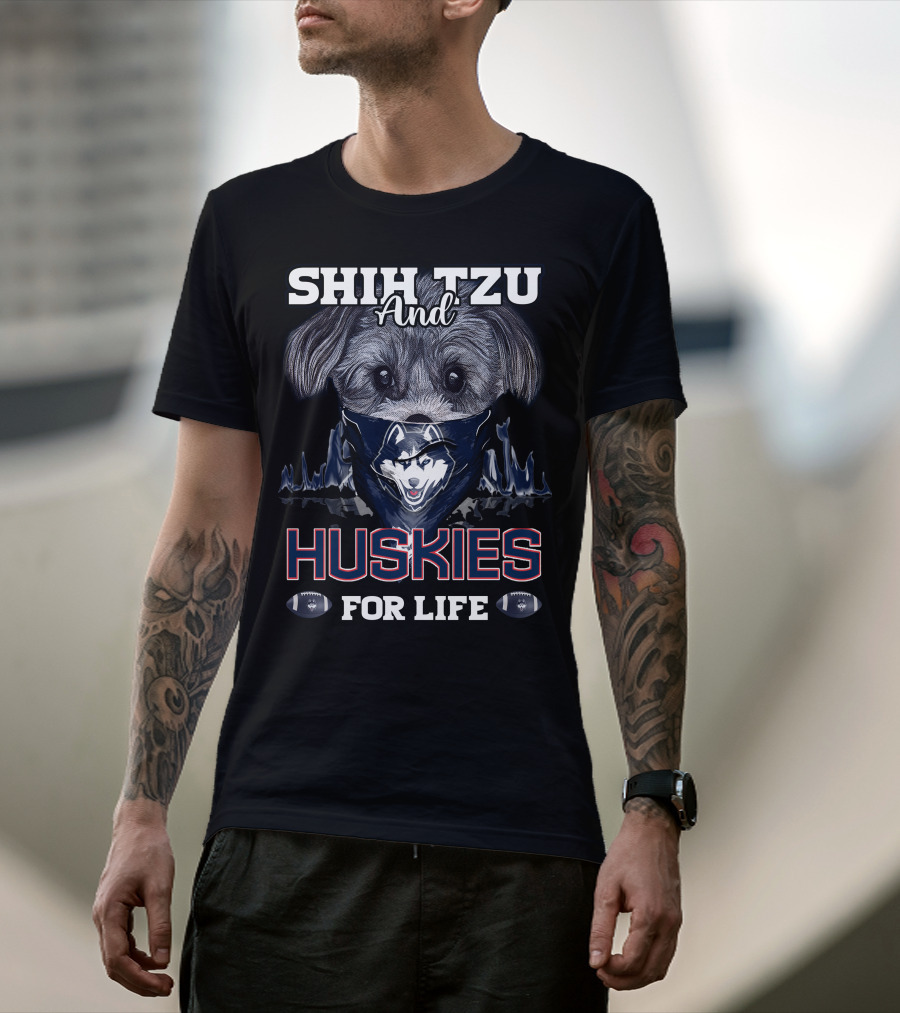 Shih Tzu And Huskies For Life T-Shirt