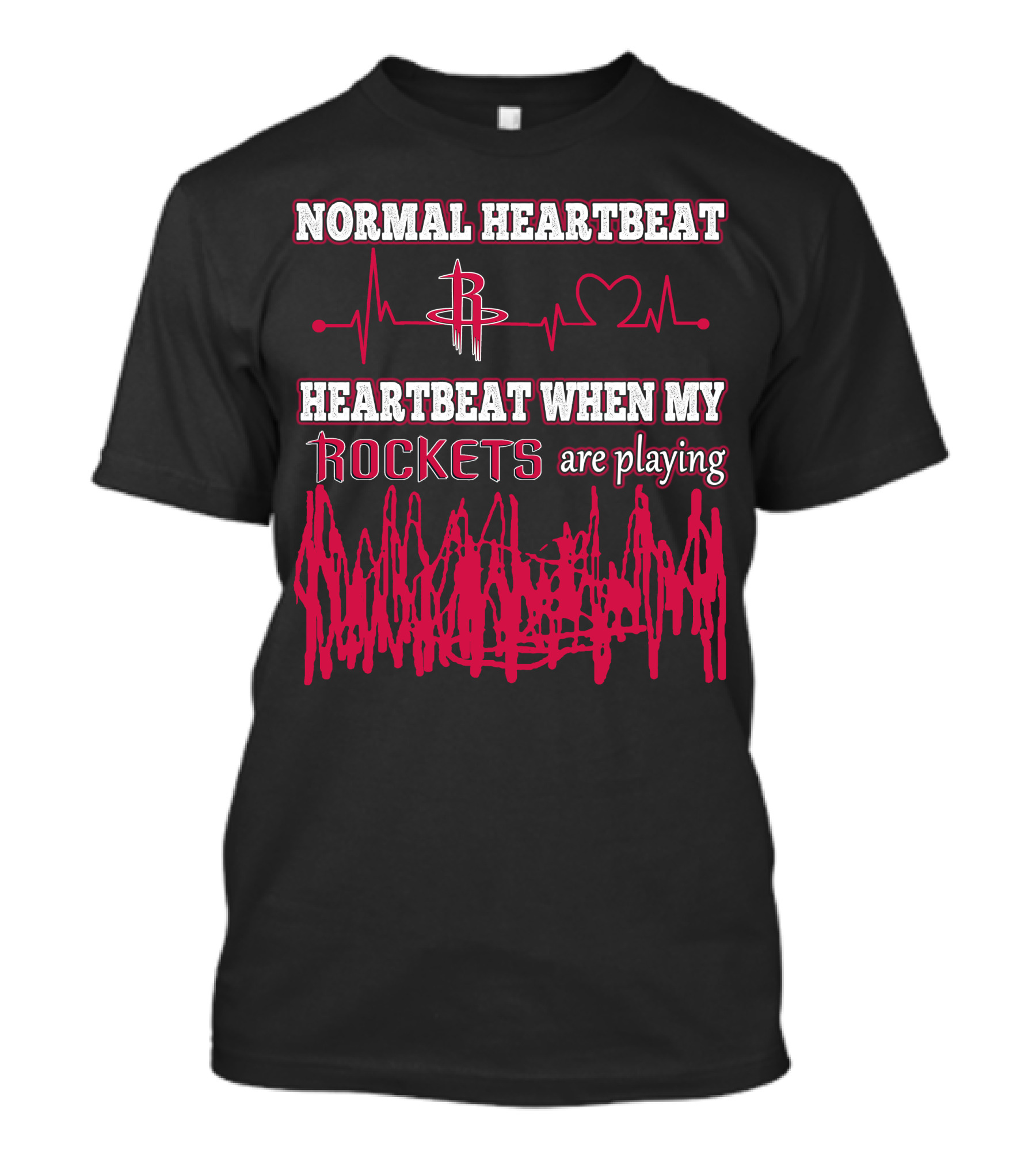 NORMAL HEARTBEAT HEARTBEAT WHEN MY ROCKETS ARE PLAYING T-Shirt