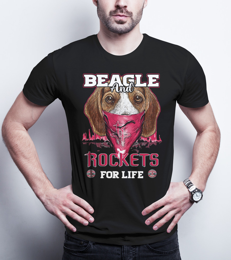 Beagle And Rockets For Life Houston Rockets T-Shirt