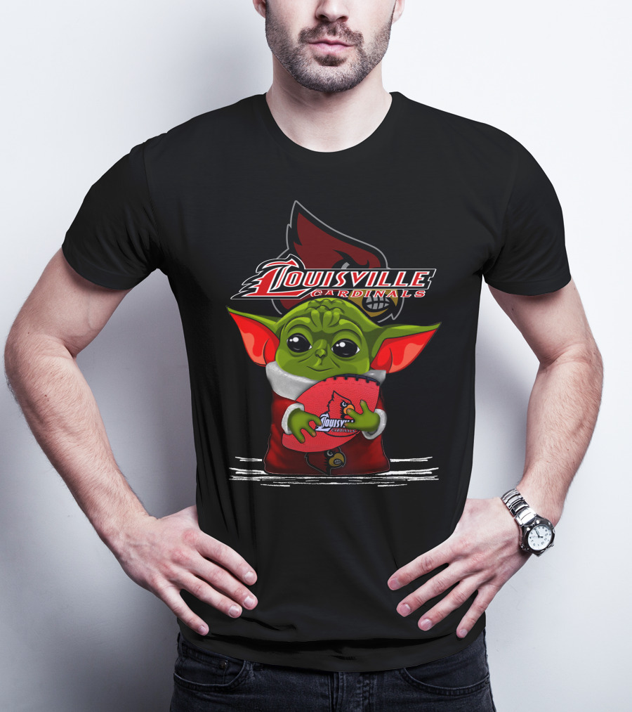 Louisville Cardinals Yoda Football Fan T-Shirt
