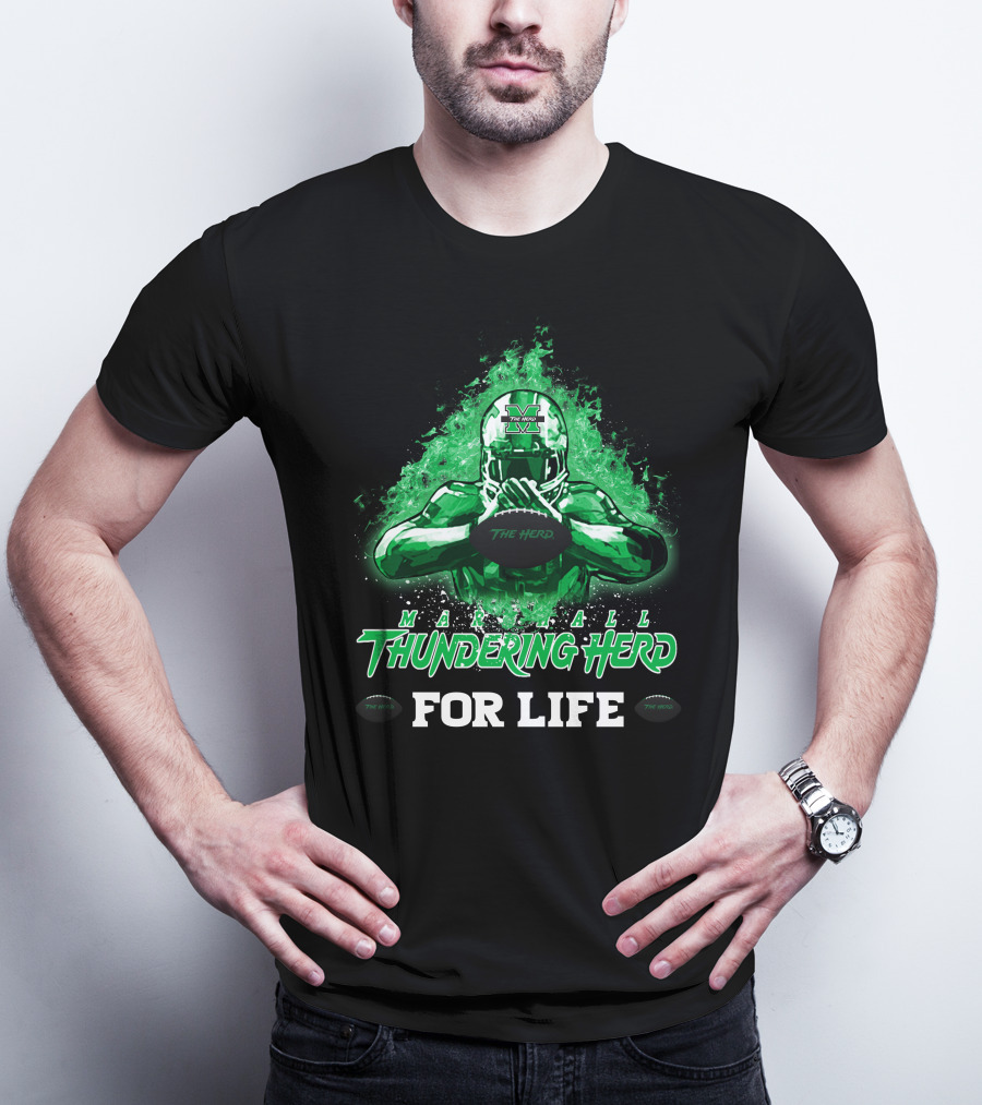 Marshall Thundering Herd The Herd For Life T-Shirt