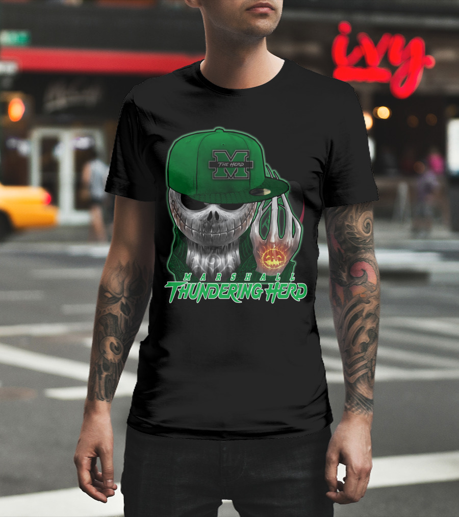 Marshall Thundering Herd Jackskull The Herd T-Shirt