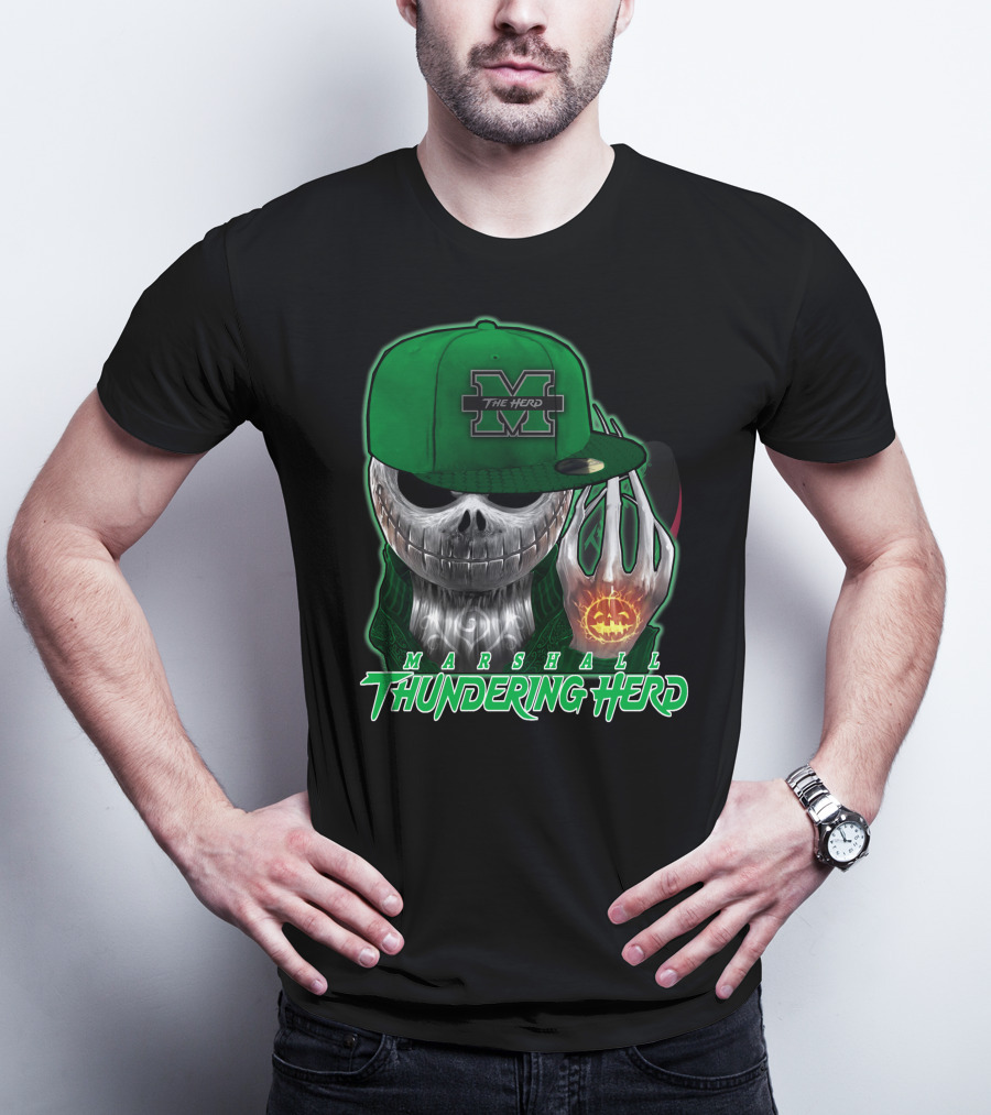 Marshall Thundering Herd Jackskull The Herd T-Shirt
