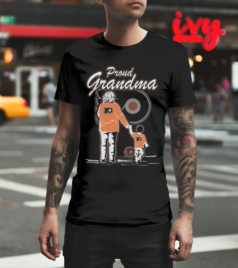 Proud Grandma Philadelphia Flyers NHL T-Shirt