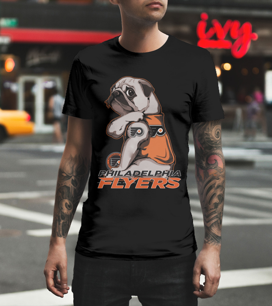 Philadelphia Flyers Pug Mascot T-Shirt